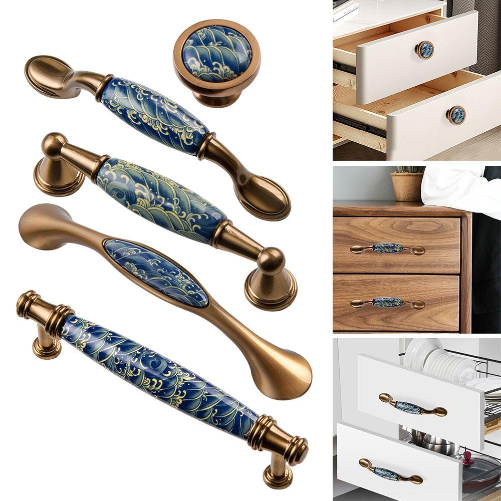 Buy New Chinese Style Cupboard Dresser Kitchen Drawer Knobs Cabinet ...