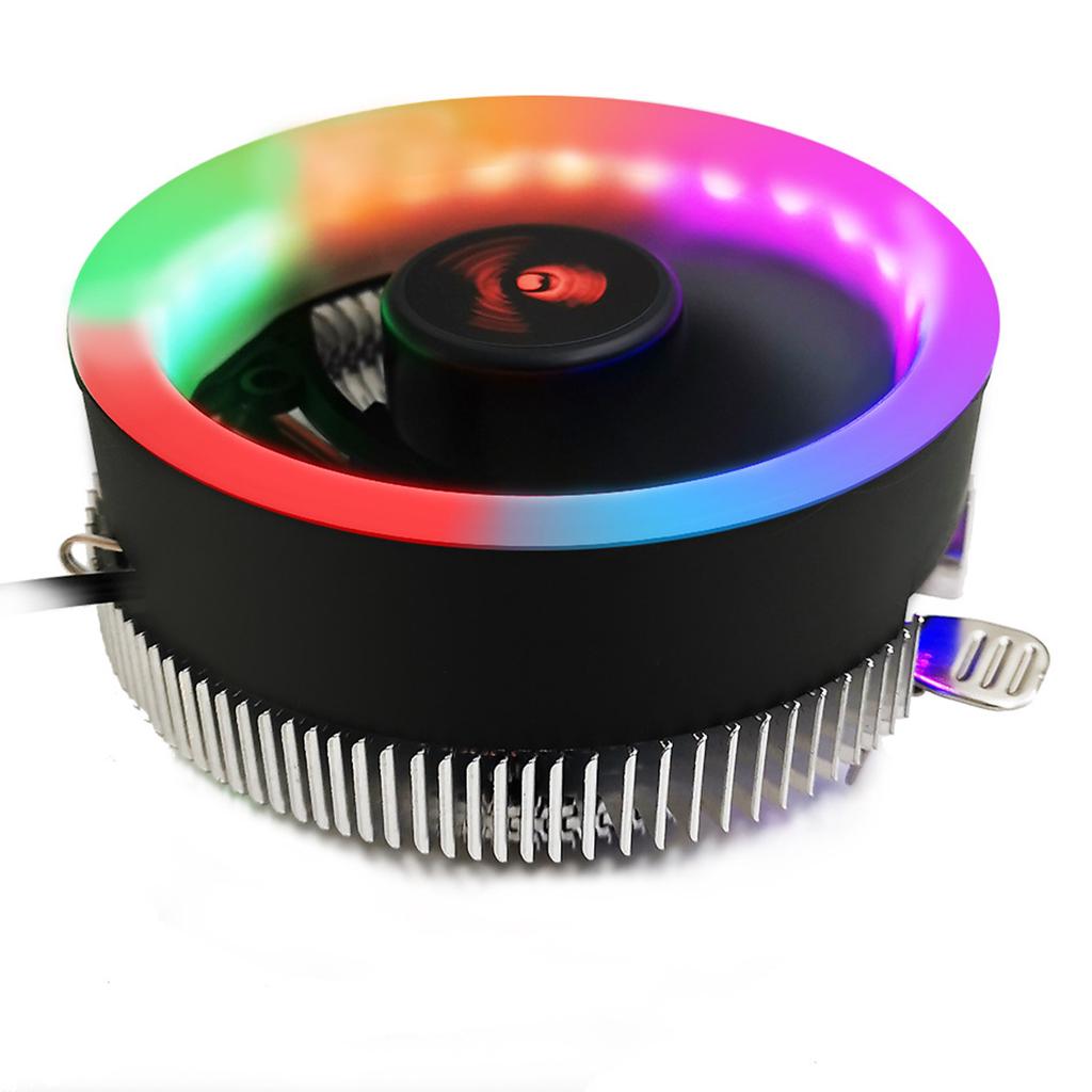 Buy PC CPU Cooler Fan Heatsink LED Blue Aperture CPU Cooling Fan Quiet ...