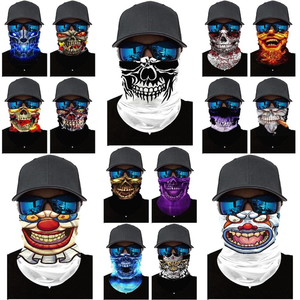 60 Styles Cycling Sports Half Face Mask Neck Headband For Men Women ...