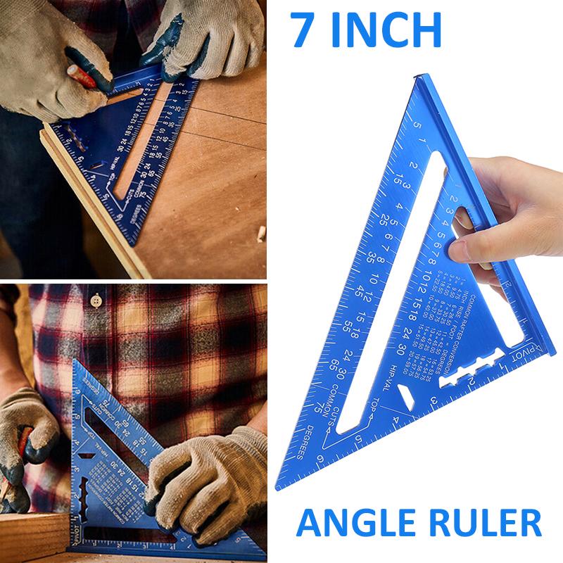 Mayitr 7 Inch Carpenters Roofing Rafters Joiners Aluminium Angle Square ...