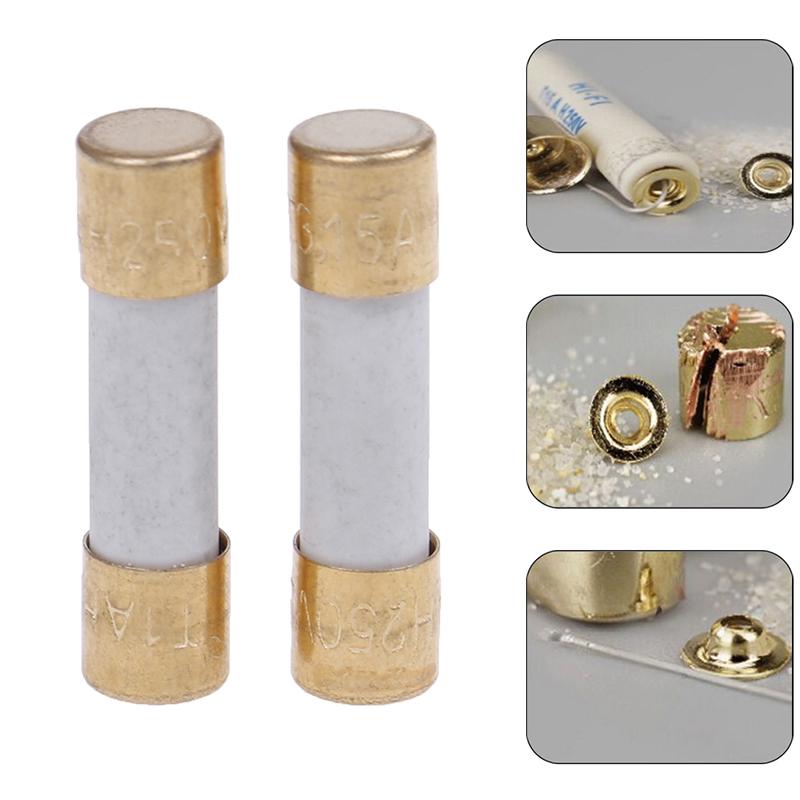 1X Hifi Silver Alloy Fuse Gold Cap 5X20Mm 1A 2A 3A 4A 5A 6A3 Slow Blow ...