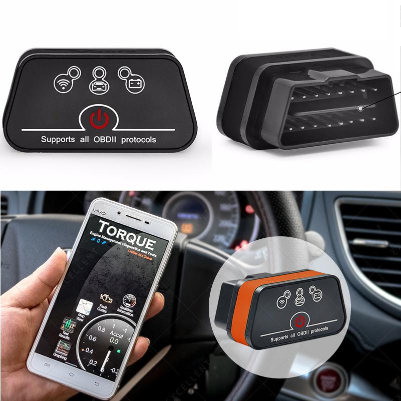 GZDL ICar 2 WiFi OBD2 Car Engine Diagnostic ELM327 Scan Tool For iPhone ...