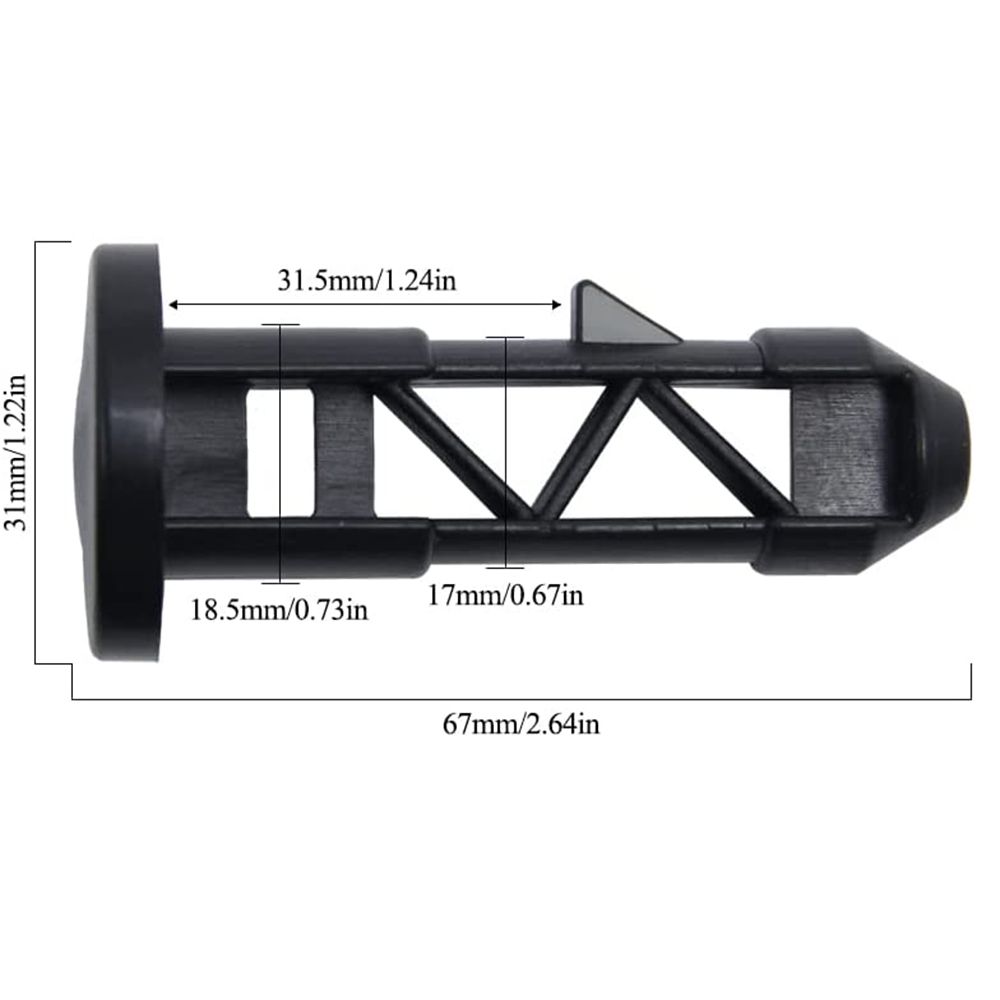 Buy Bins Accessories Outdoor Wheelie Bin Lid Hinge Pins Plastic Hinge ...