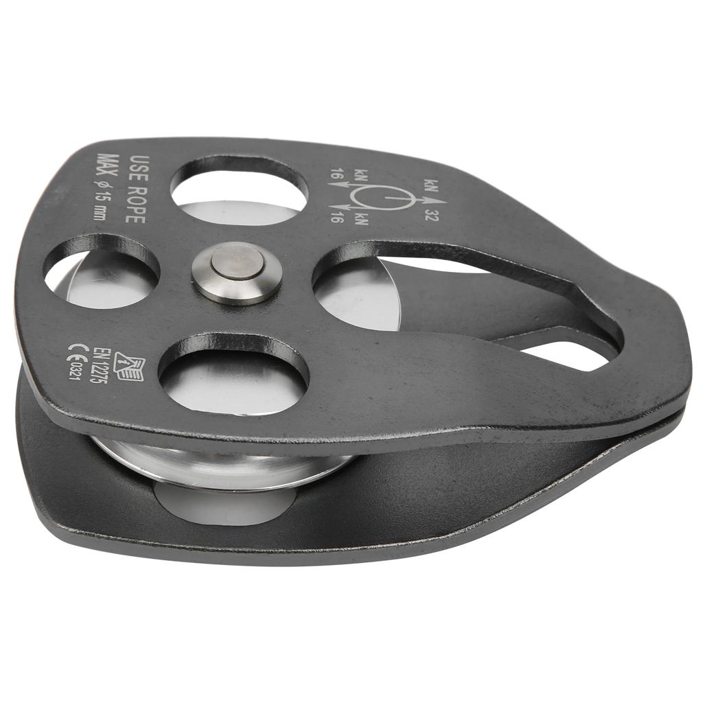 Buy Outdoor Climbing Large Sideplate Single Sheave Aluminum Rope Pulley ...