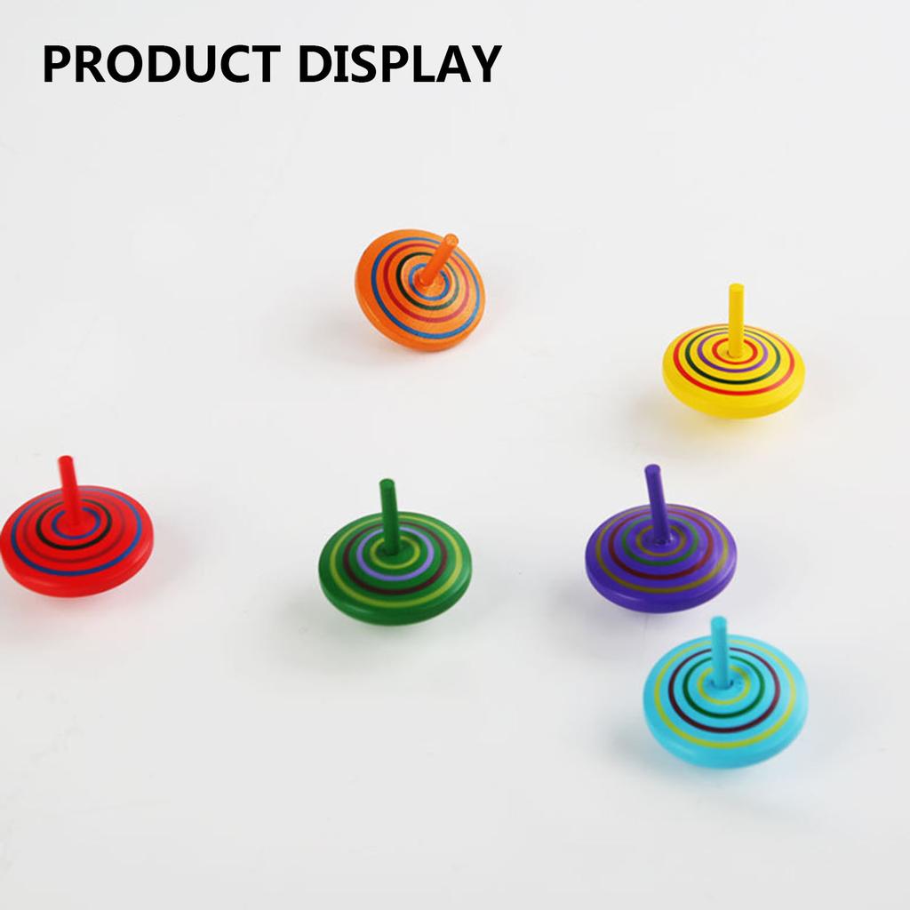 Buy Wooden Hand Rotating Small Gyroscope Decompression Wooden Cartoon ...