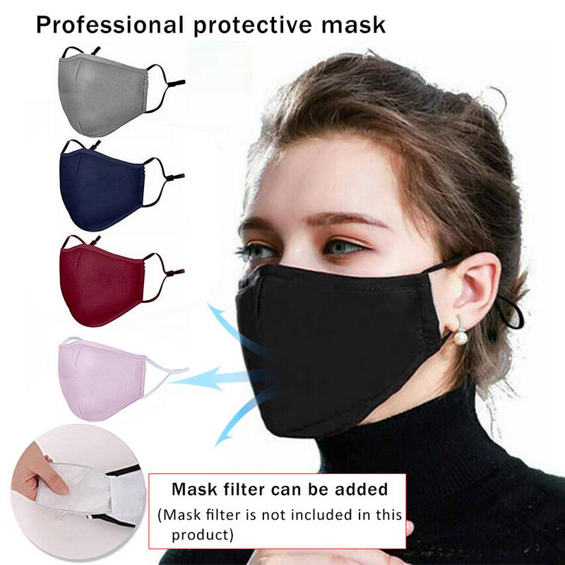 Buy Anti Pollution Pm2 .5 Mouth Mask Dust Respirator Washable Reusable ...