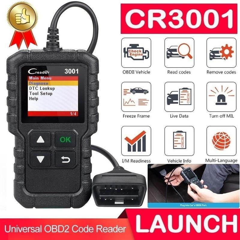 Cheap X431 Full OBDII/EOBD code reader scanner Creader 3001 diagnostic tool Multi-language ...