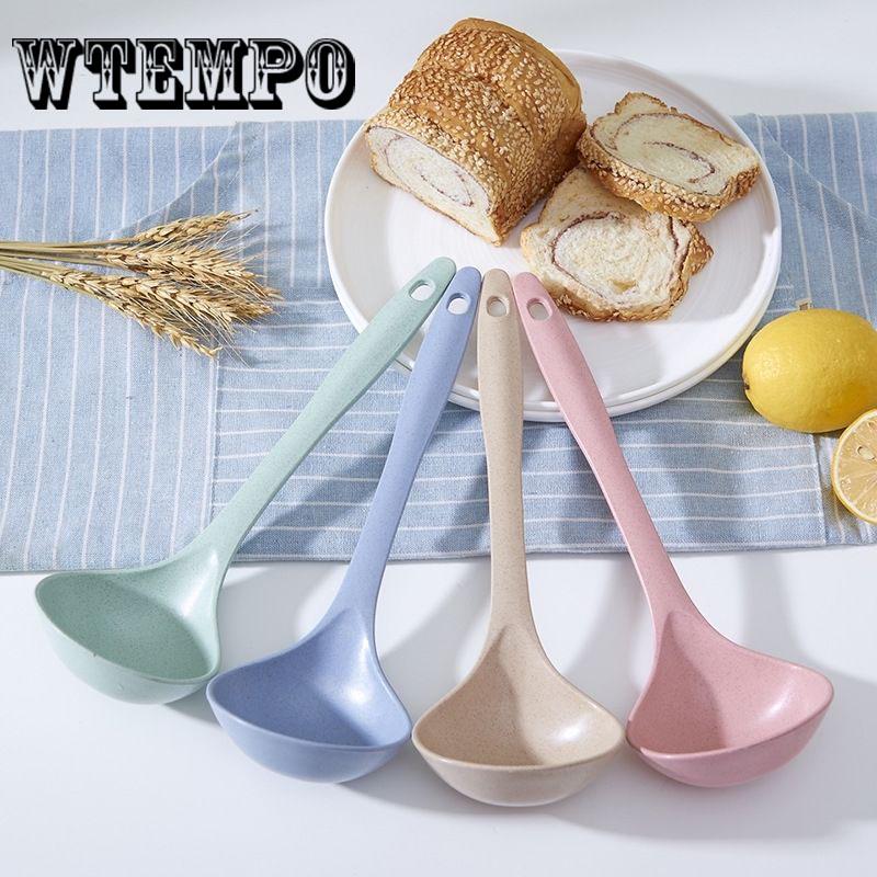 Buy Spoon 23cm Handmade Plastic Spoon Kitchen Cooking Utensil Coffee ...