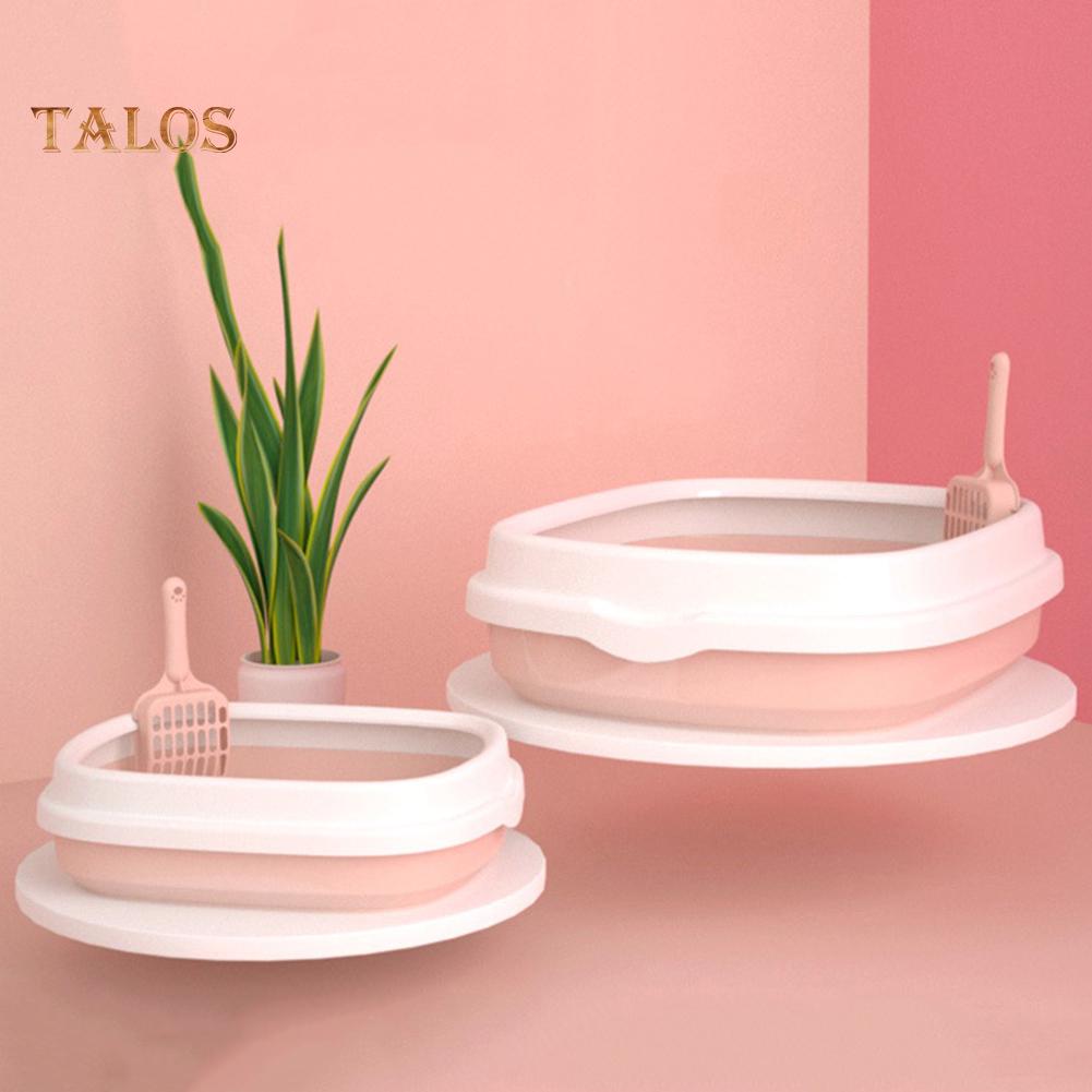 TALOS Pet Products Cat Litter Box Case Teddy Toilet Tray Shovel Anti ...