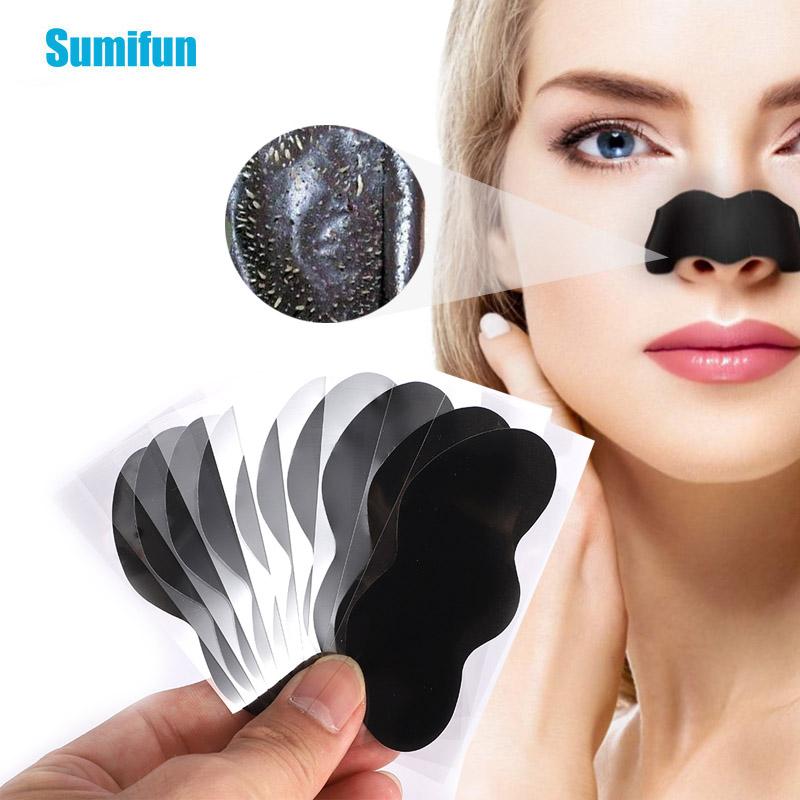 Buy 10 Pcs/Set Nose Blackheads Remove Patch Facial Acne Shrink Pores ...