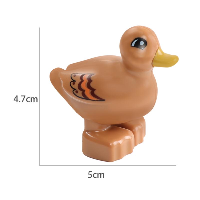Buy Animal Model Figures Duploed Big Size Building Block DIY Cartoon ...