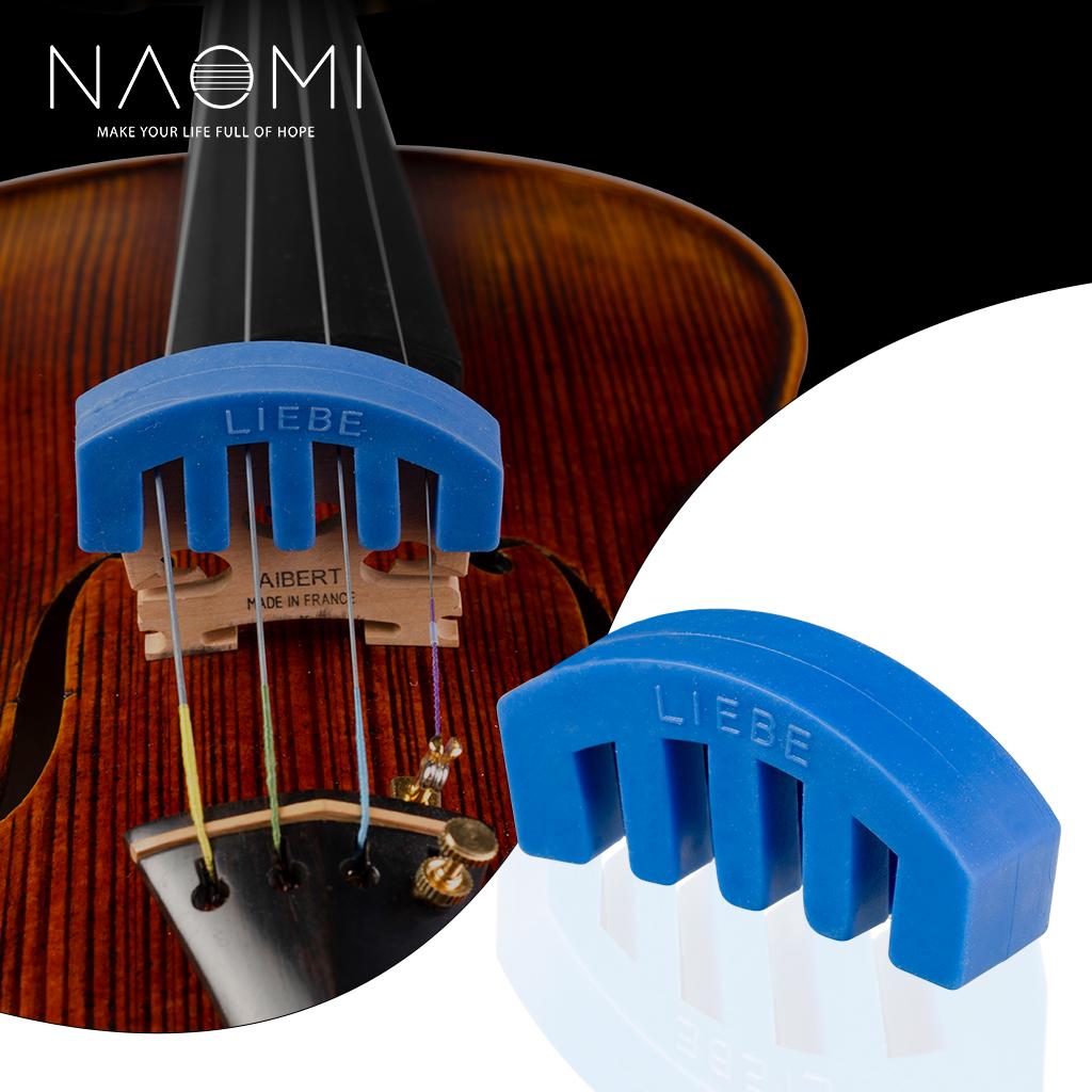 Rubber Violin Mute Silencer for Practice Parts Accessories Blue uygun ...