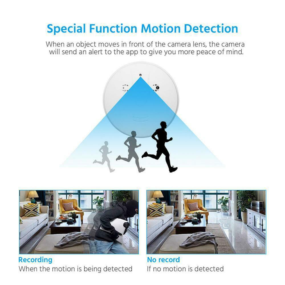 Buy Mini HD DVR Hidden Camera Smoke Detector Motion Detection Video ...