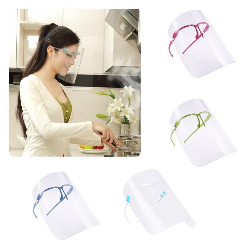 Buy Kitchen Anti-Oil Splash Clear Face Mask Shield Protector Cooking ...