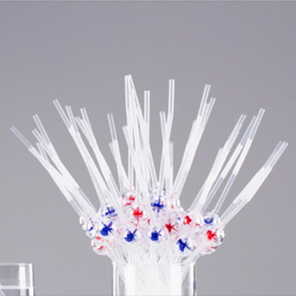 Buy 10PC Retractable Art Straw Creative Windmill Curved Long at ...