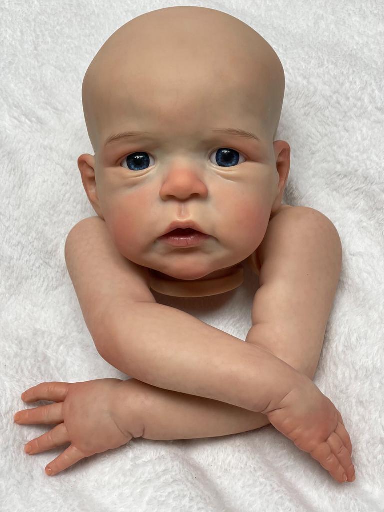 Cheap Reborn Doll 25-26 Inch Painted Sandie Bebe Doll Kits With Fabric ...