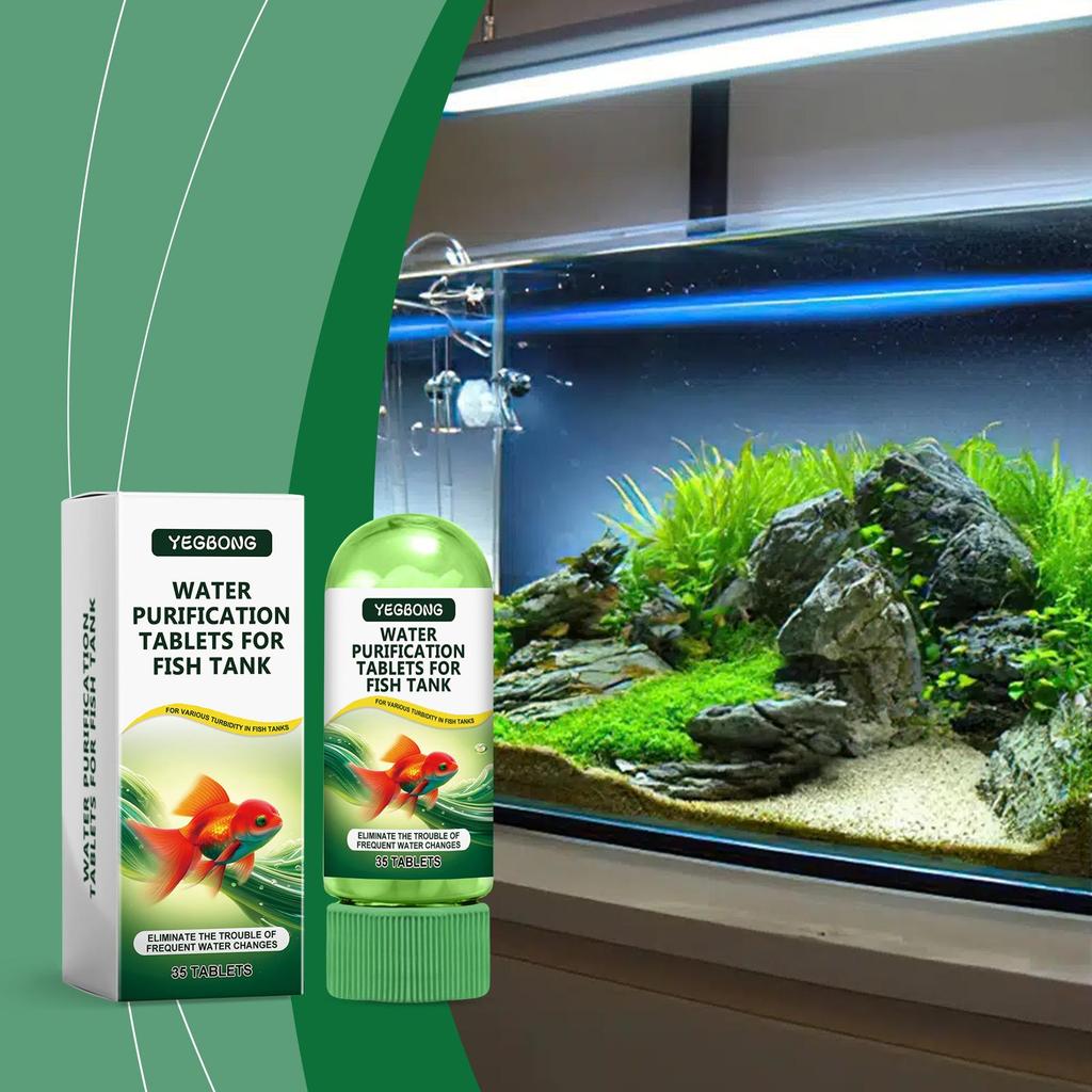 Yegbong Fish Tank Water Purification Tablet Water Quality Special ...