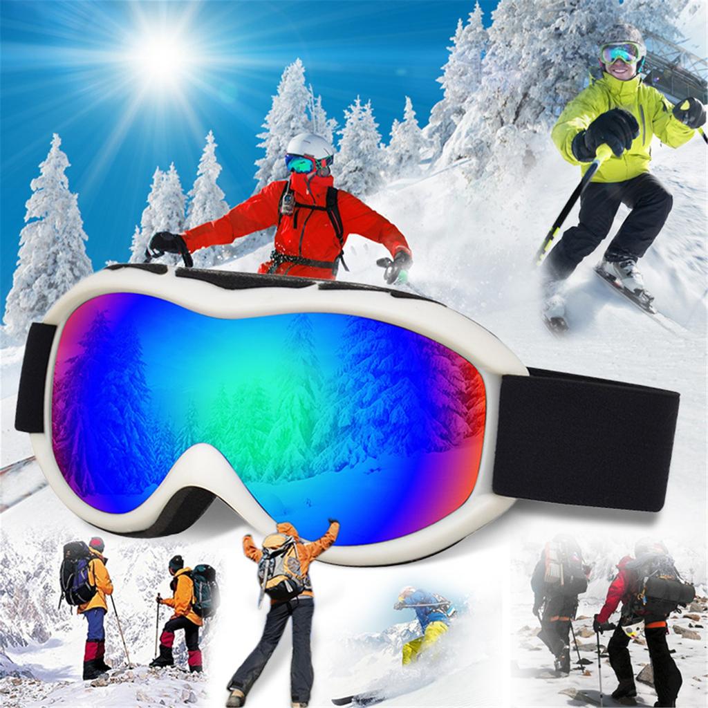 Ski Glasses Full Color Light Ski Goggles Double Lens Layers Anti-Fog ...