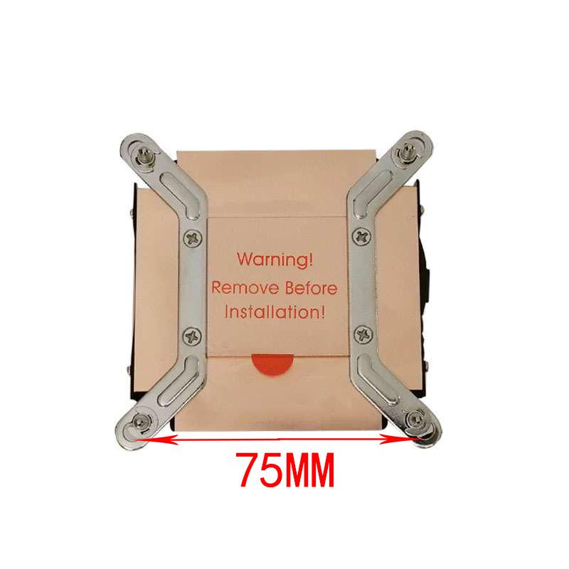 Buy 1U Server CPU Cooler Cooling Fan Copper skiving Heatsink for Intel ...