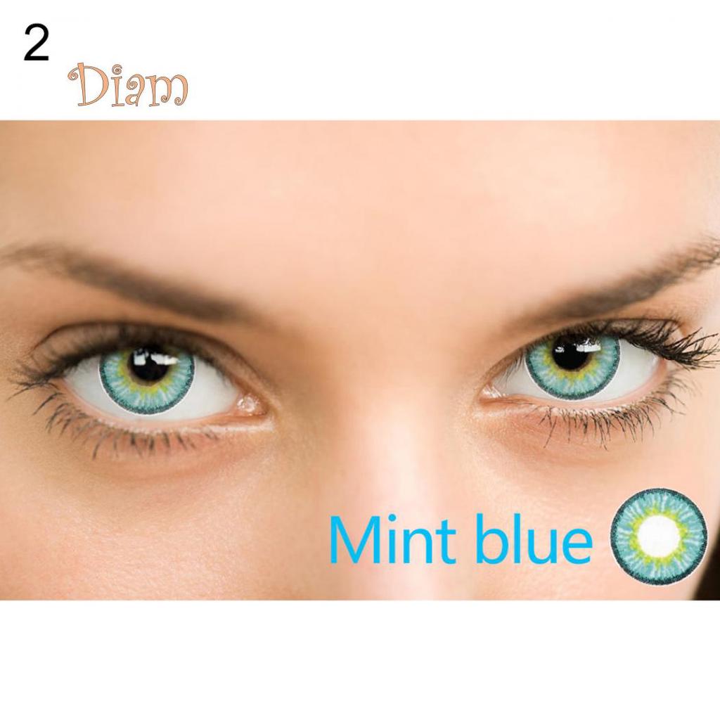 Buy Plar Bear 1Pair Women Multicolor Color Contact Lenses for Eye ...