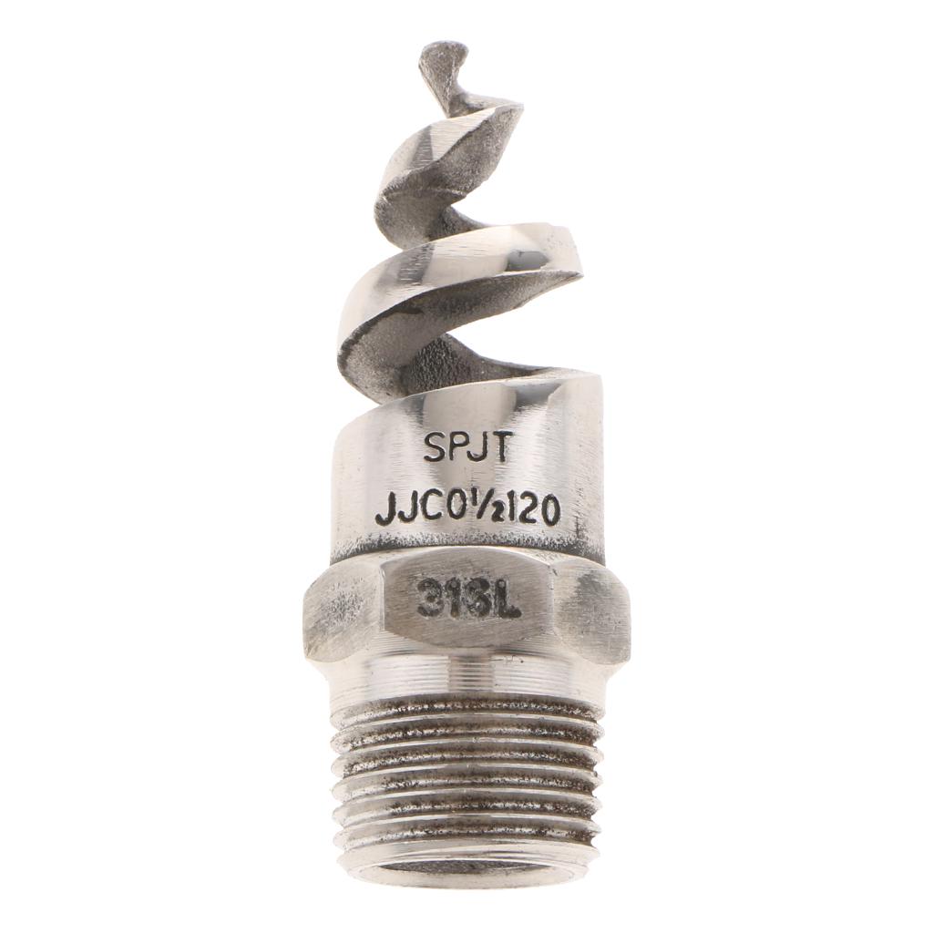 Buy JR6085 Spiral Jet Cone Atomization Spray Nozzle 1/2 Inch Stainless ...