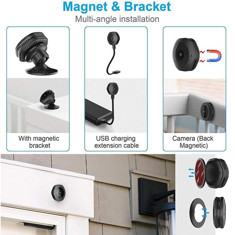 Mini WiFi Kamera Wireless HD 1080P Portable Home Security Kleine ...