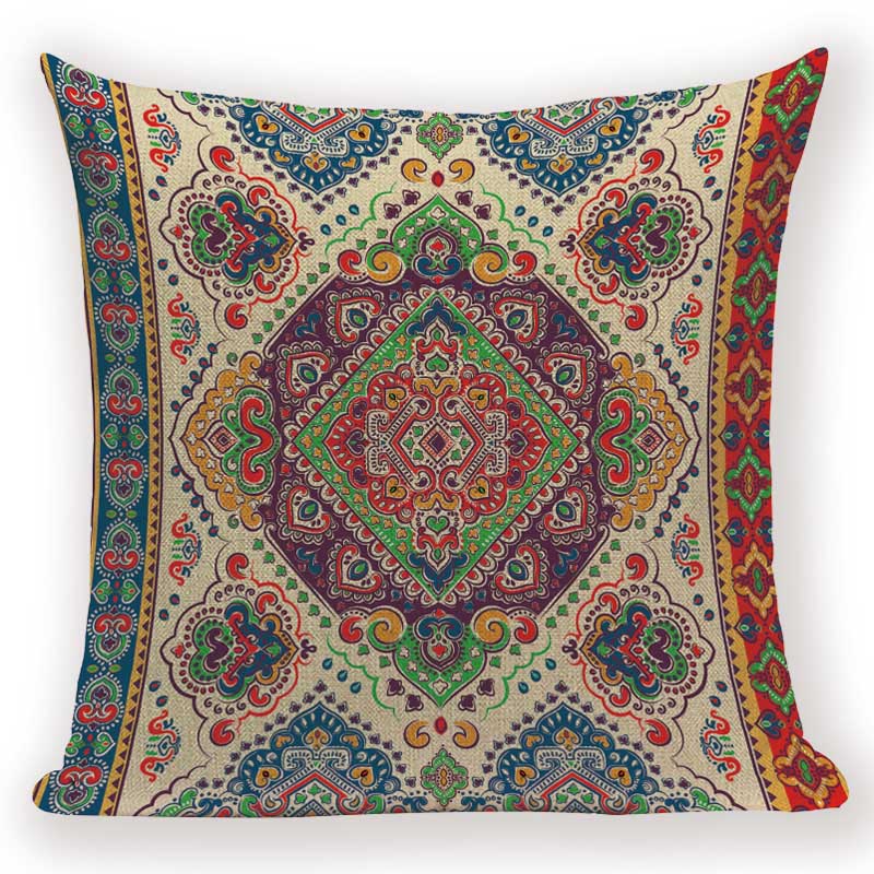 Satın alın Retro Pillow Case Geometric Decor for Home Bohemian ...