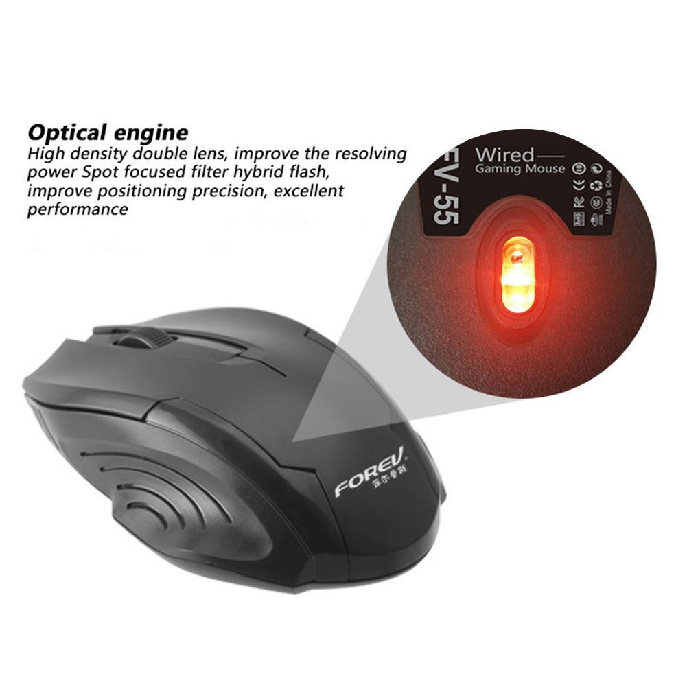 Buy FOREV FV-55 Wired Gaming Mouse 800DPI Optical Mouse for Desktop ...