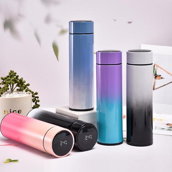 Buy Smart Digital Water Bottle Keeps Cold and Heat Thermal Bottle ...