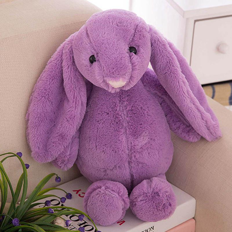 Buy Lovely Big Rabbit Stuffed Doll Children Toy Lop Rabbit Doll Soft ...