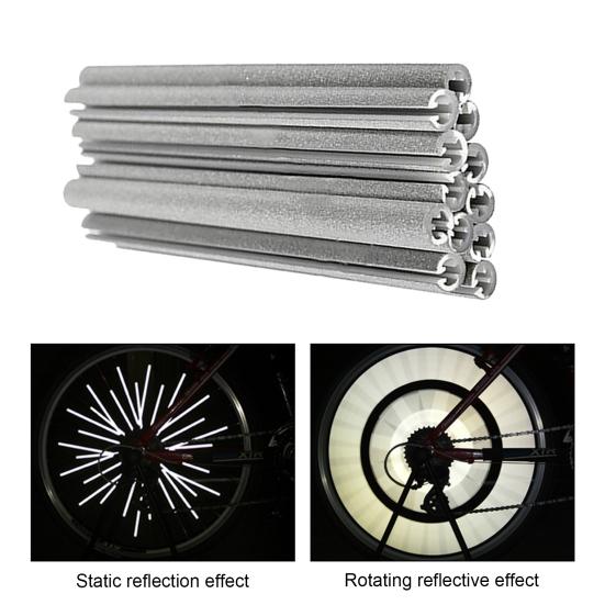 Buy 12Pcs Bike Spoke Reflector Decorative DIY Creative Bicycle ...