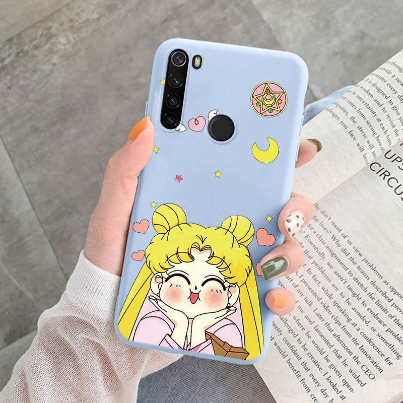 Buy Anime Sailor Moon for Xiaomi Redmi Note 8 8T Pro Phone Case Cute ...