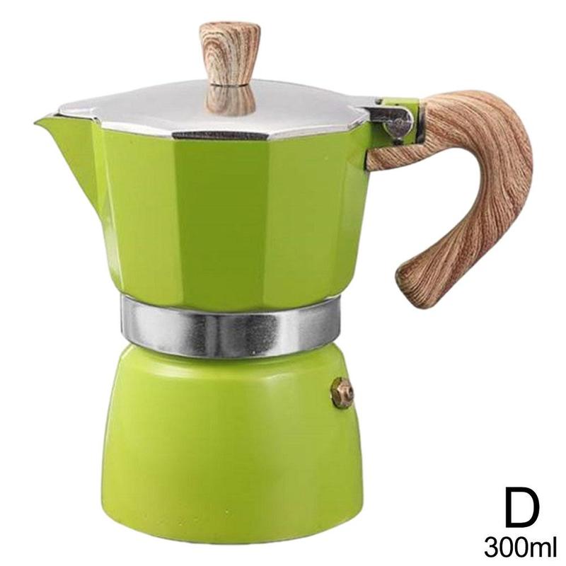 Moka Pot Octagonal Pot Italian Coffee Pot Hand Brewing Percolator Caffe ...