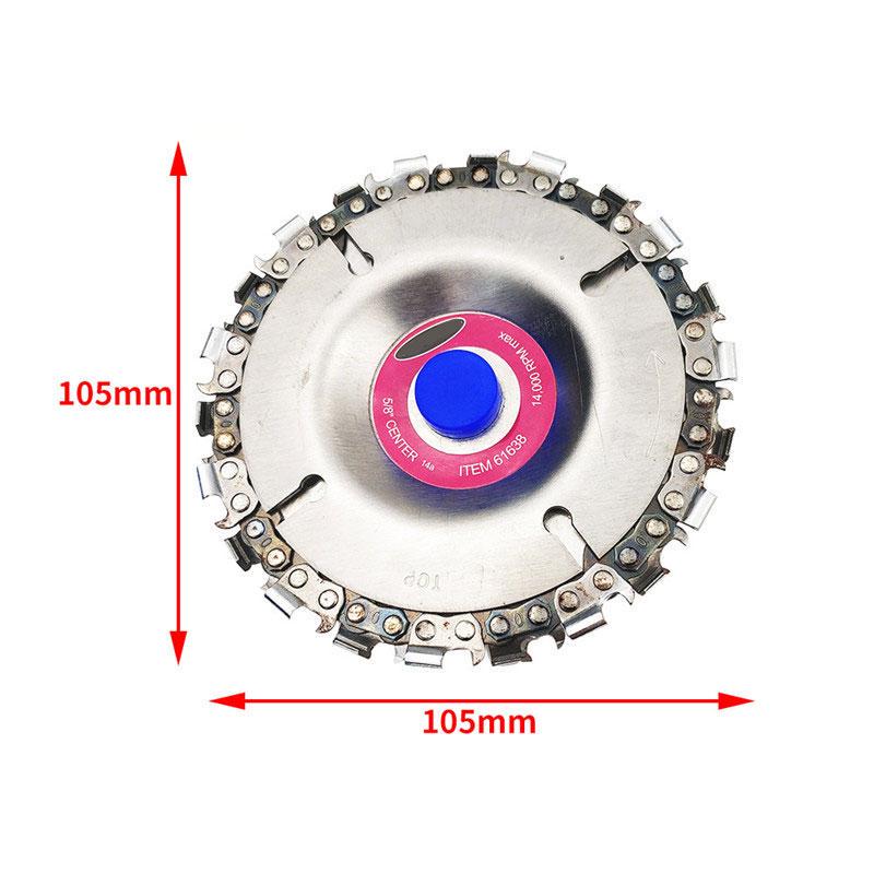 Buy Grinder Chain Disc 4 Inch Wood Carving Disc For 100/115mm Angle ...