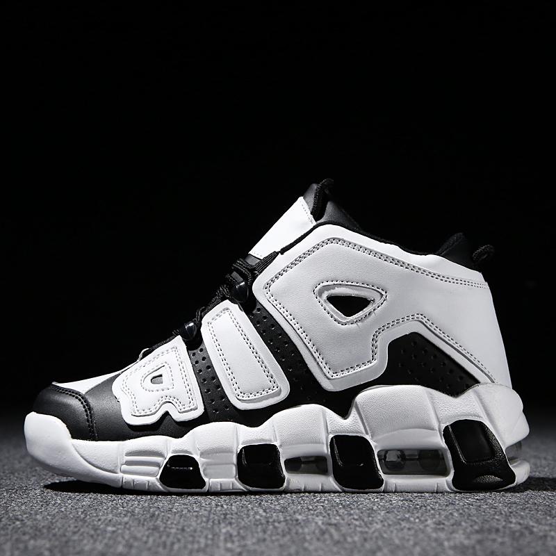 Buy Men's Basketball Shoes Sports High-top Wear Breathable Non-slip ...