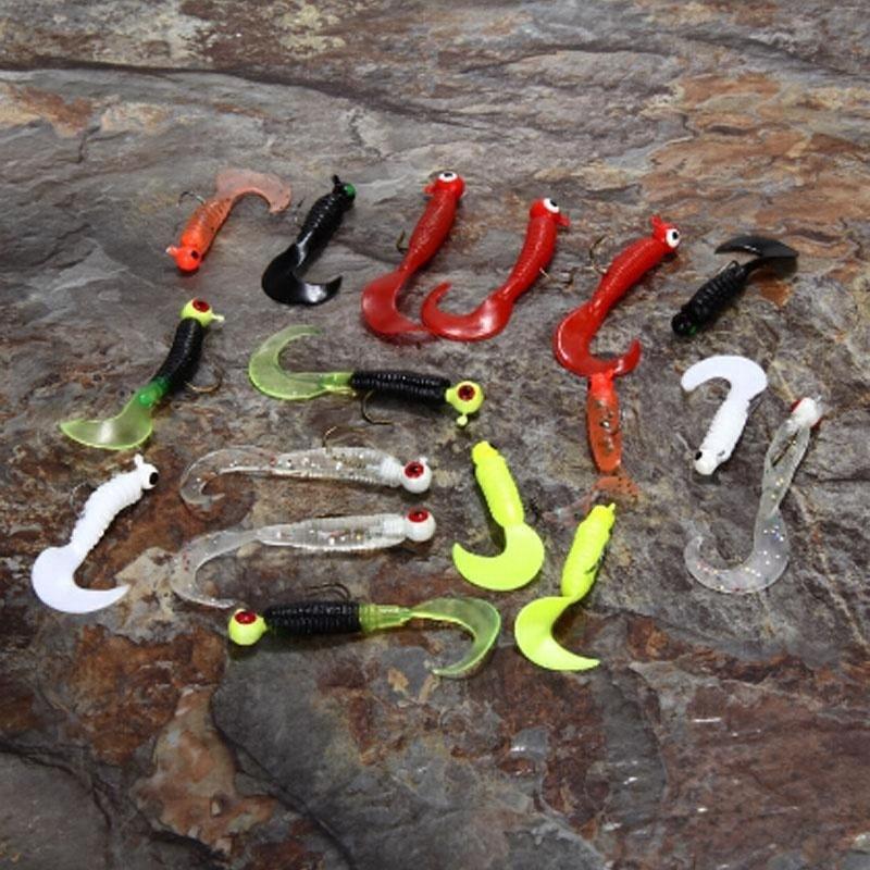 Buy Soft Bait Worm Carp Fishing Lure Set Fishing Baits Tackle 17Pcs at ...