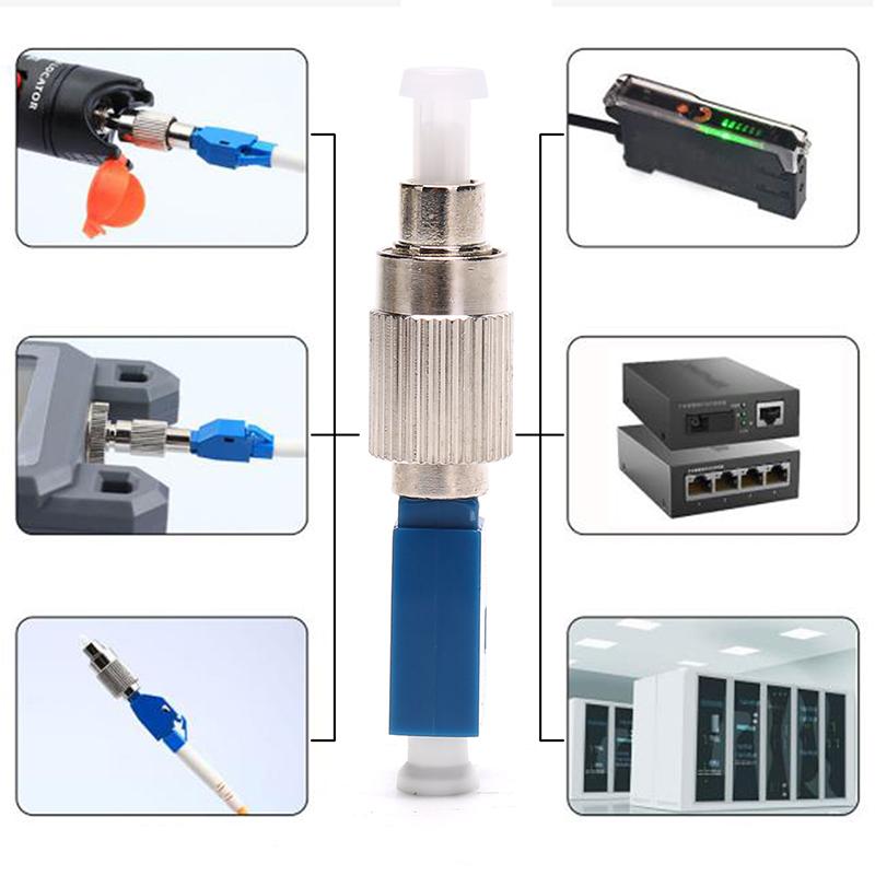 Buy Lc Female To Fc Male Hybrid Converter Adapter Fiber Optical Power ...