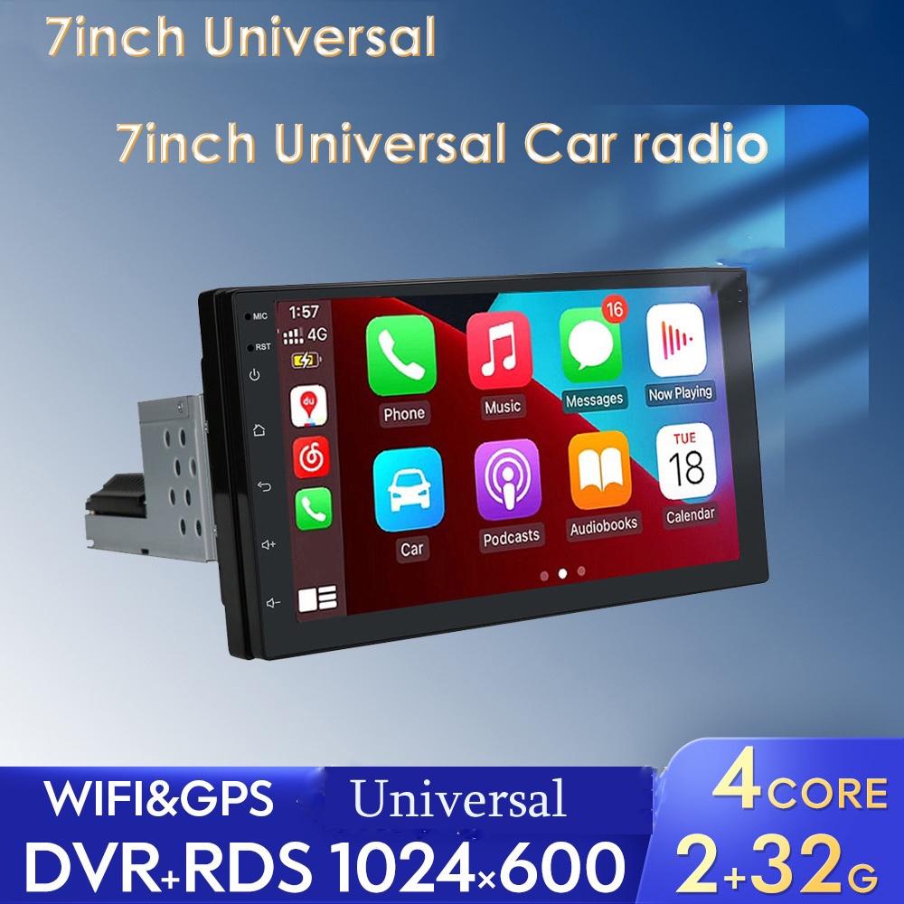 Buy 1DIN Android Car Radio Video Audio Universal Stereo Auto Carplay 7 ...