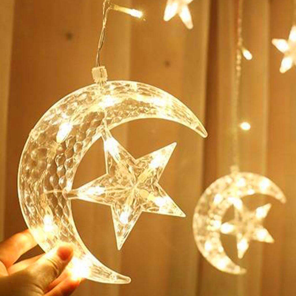 Moon Star Lamp LED Lamp String Light Decoration Holiday Lights Decor ...