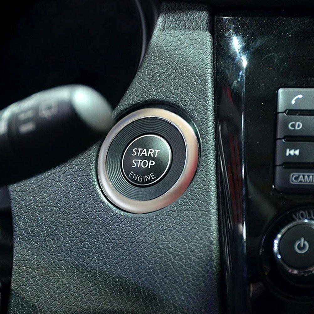 Red/Blue/Sliver Car Engine Start Stop System Switch Button Ring ...