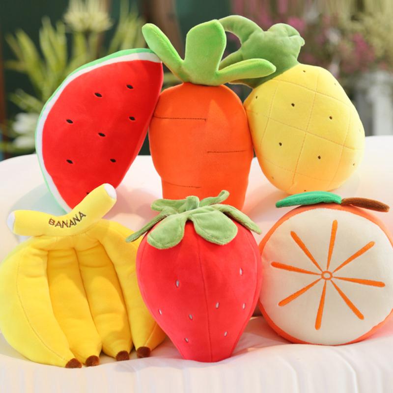 Buy Ready Stock 20cm Plush Dolls Cute Fruit Series Strawberry Banana ...