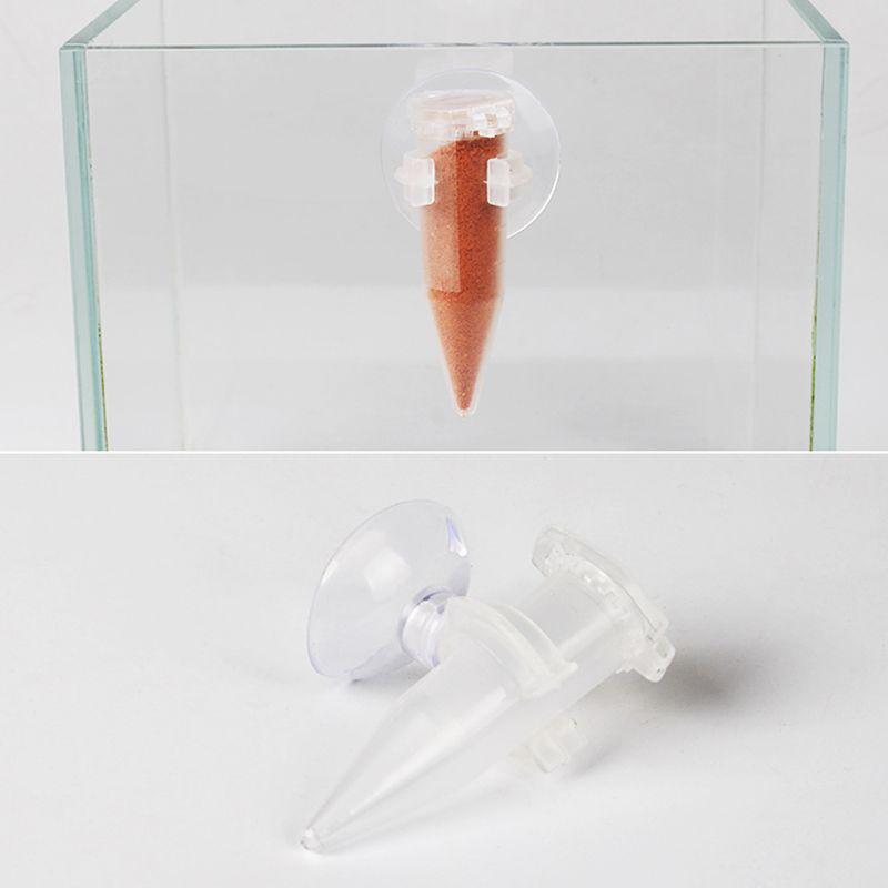 Buy Plastic Aquarium Fish Tank Feeding Cup Fish Food Feeder Brine ...