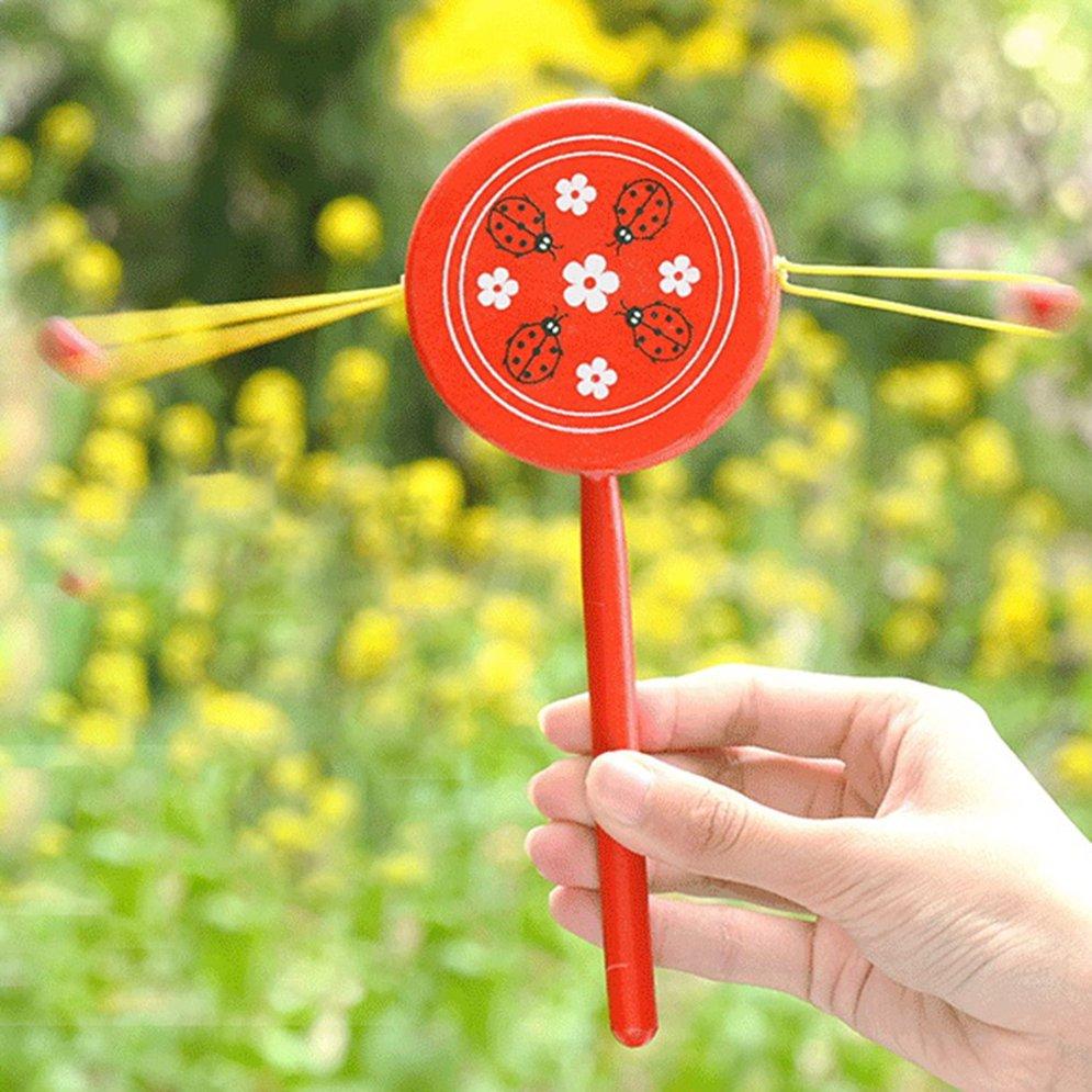 Buy KC High Quality Traditional Wooden Rattle Drum Music Instrument For ...