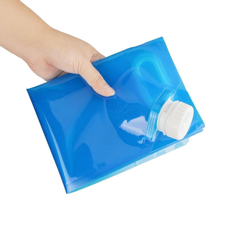 Buy High Capacity Outdoor Water Bag 5/10L Folding Water Bag Canister Tasteless Safety Seal ...