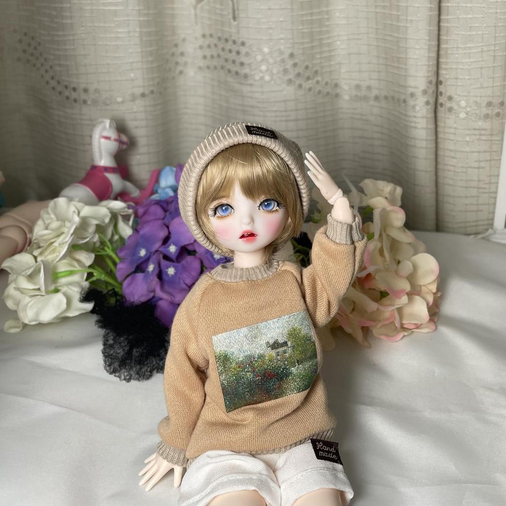 Cheap 30 Cm 1/6 BJD Doll Winter Dress Set 21 Movable Joint Makeup Cute ...