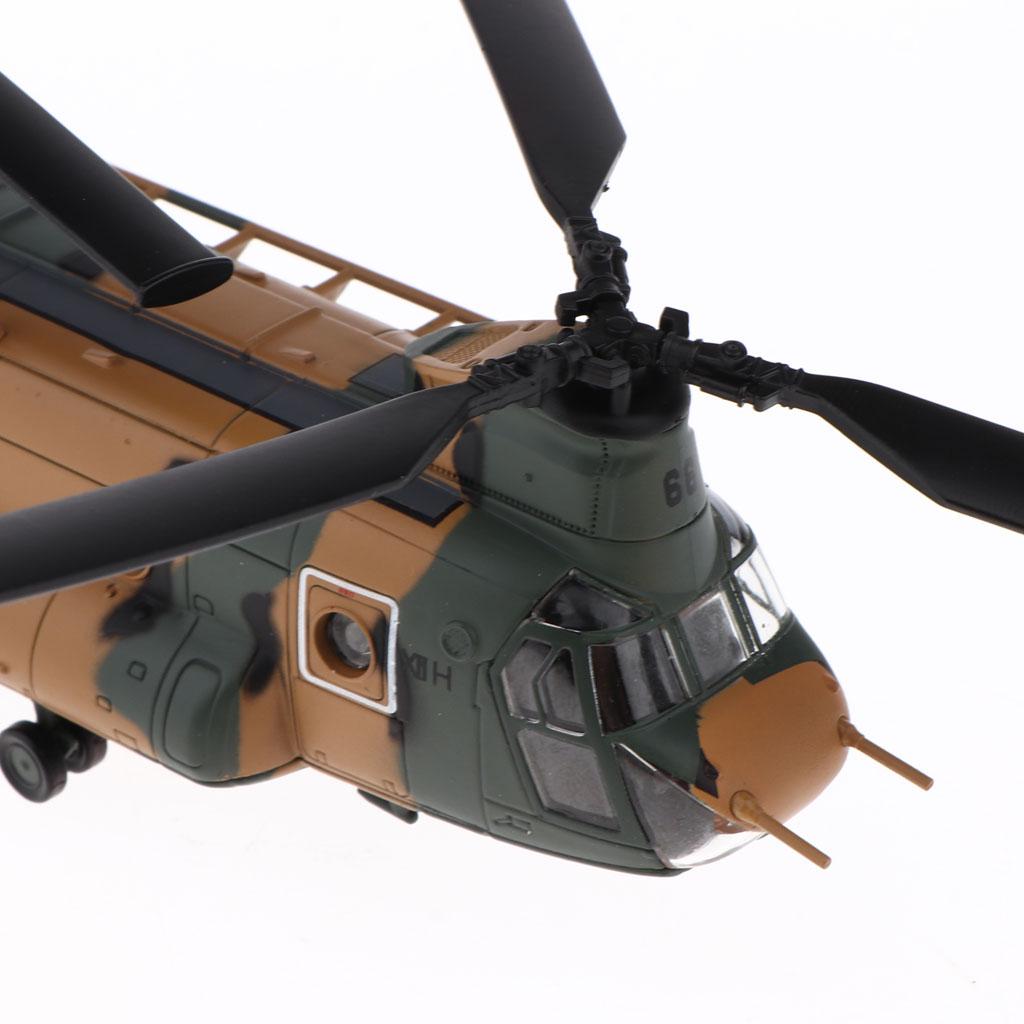 Buy 1/100 Diecast Japan CH47J Chinook Medium Transport Helicopter Model ...