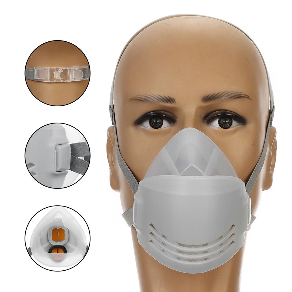 Buy Dust Mask Respirator Half Face Dust-proof Mask Anti Industrial ...