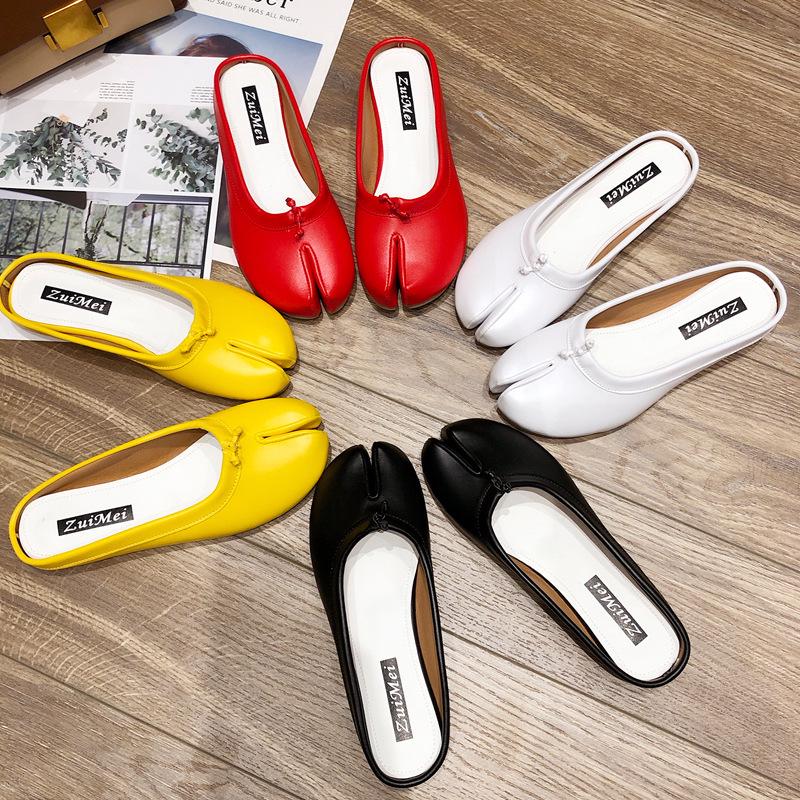 Slippers Fashion Women's Outside Toe Summer Baotou Half-shoes ...