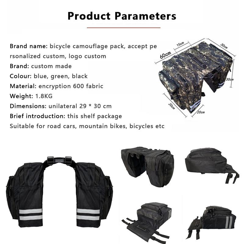 Buy Bicycle Big Double Pack Mountain Bike Pack Backpack Bike Rack Pack ...