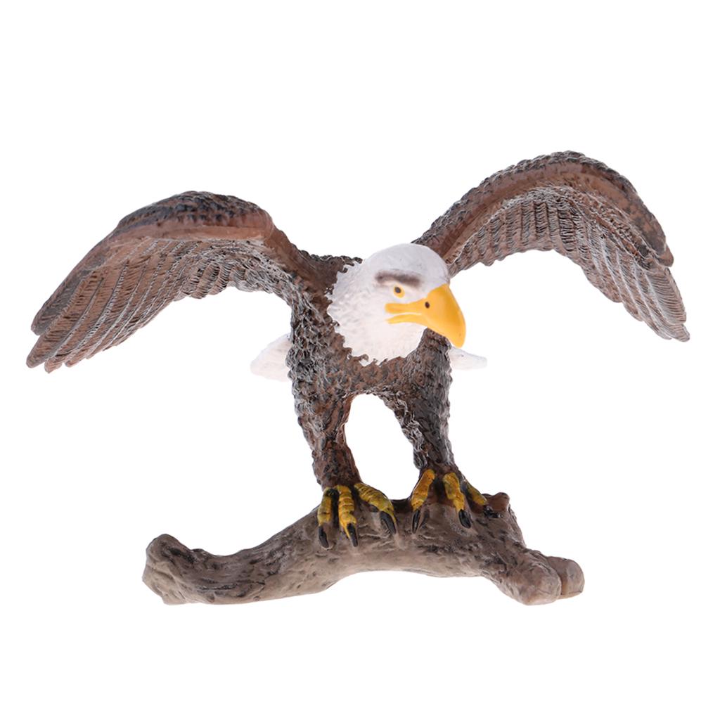 Buy Simulation Animal Model Eagle LifeLike for Home Garden Miniature ...